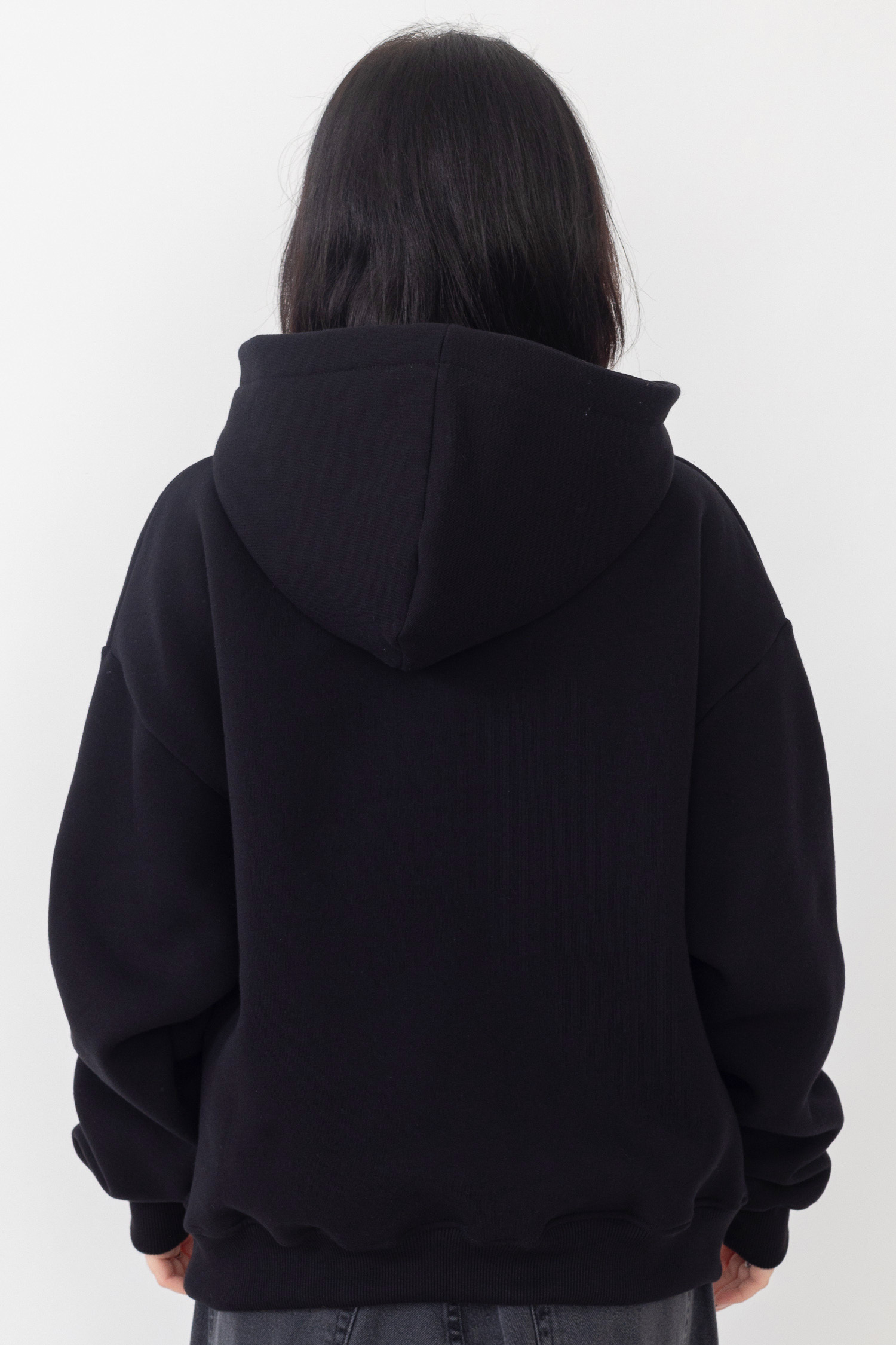 Bluza Z Kapturem Relab Basic Black Pink