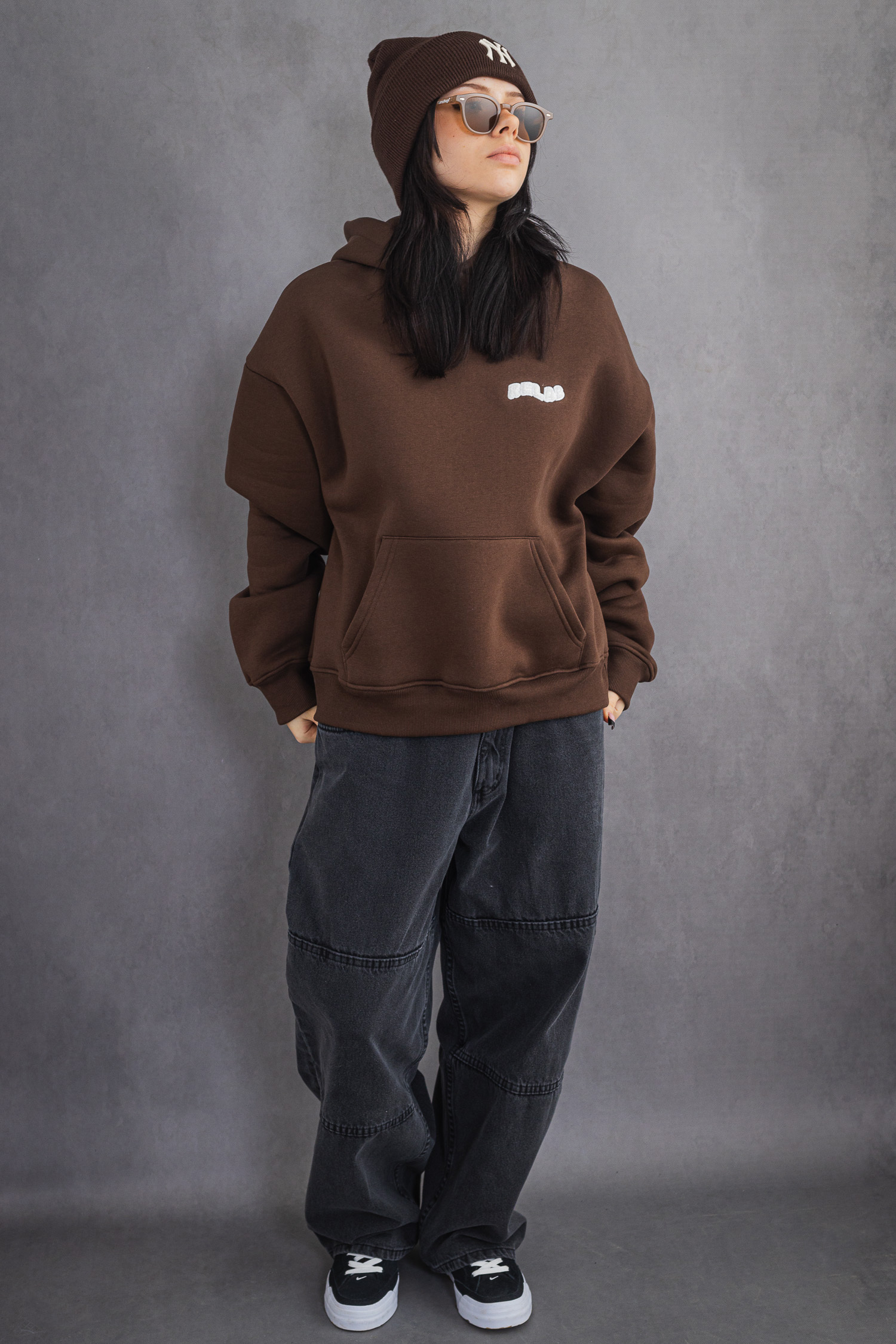 Bluza Z Kapturem Relab Basic Brown