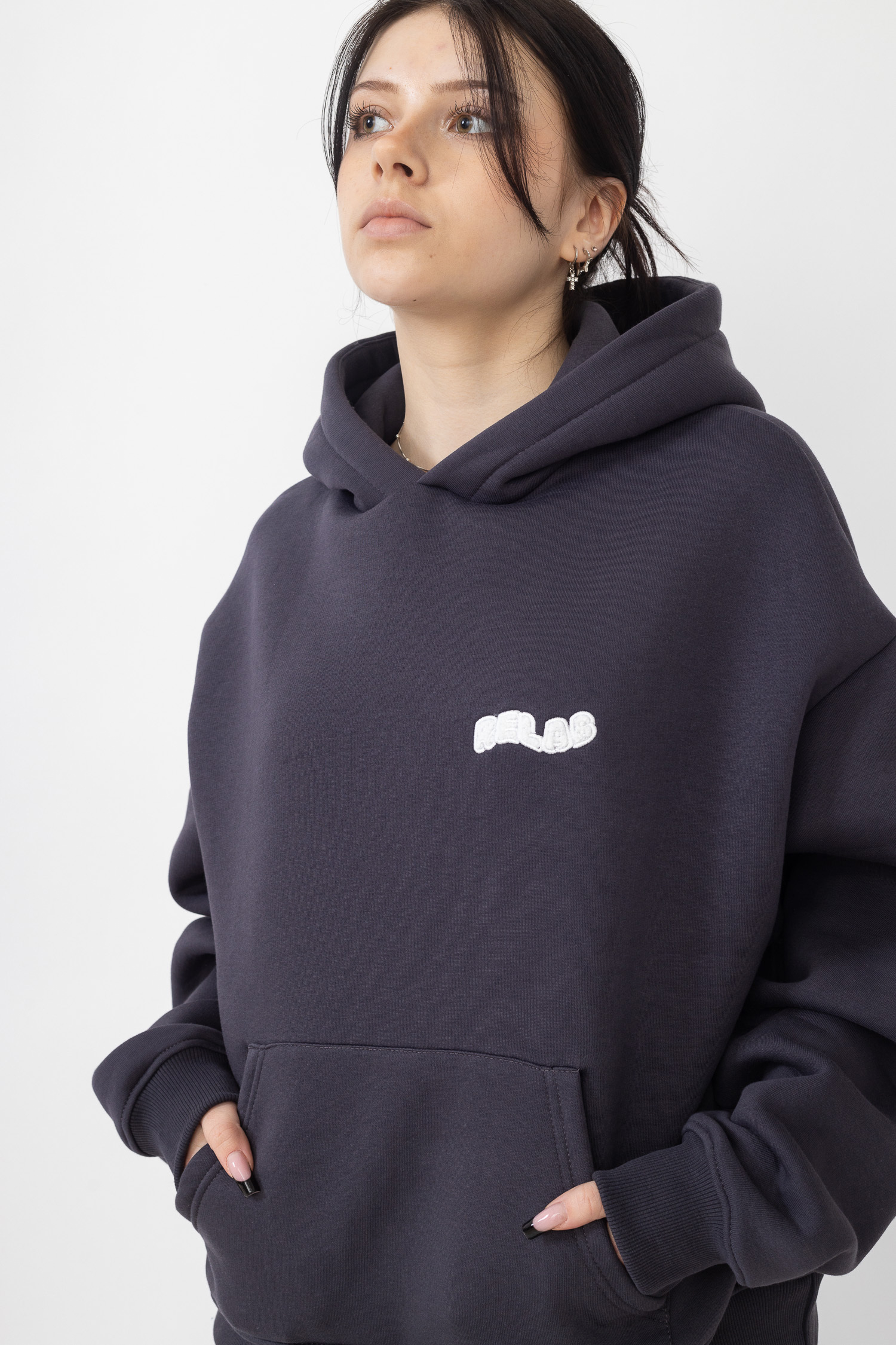 Bluza Z Kapturem Relab Basic Graphite