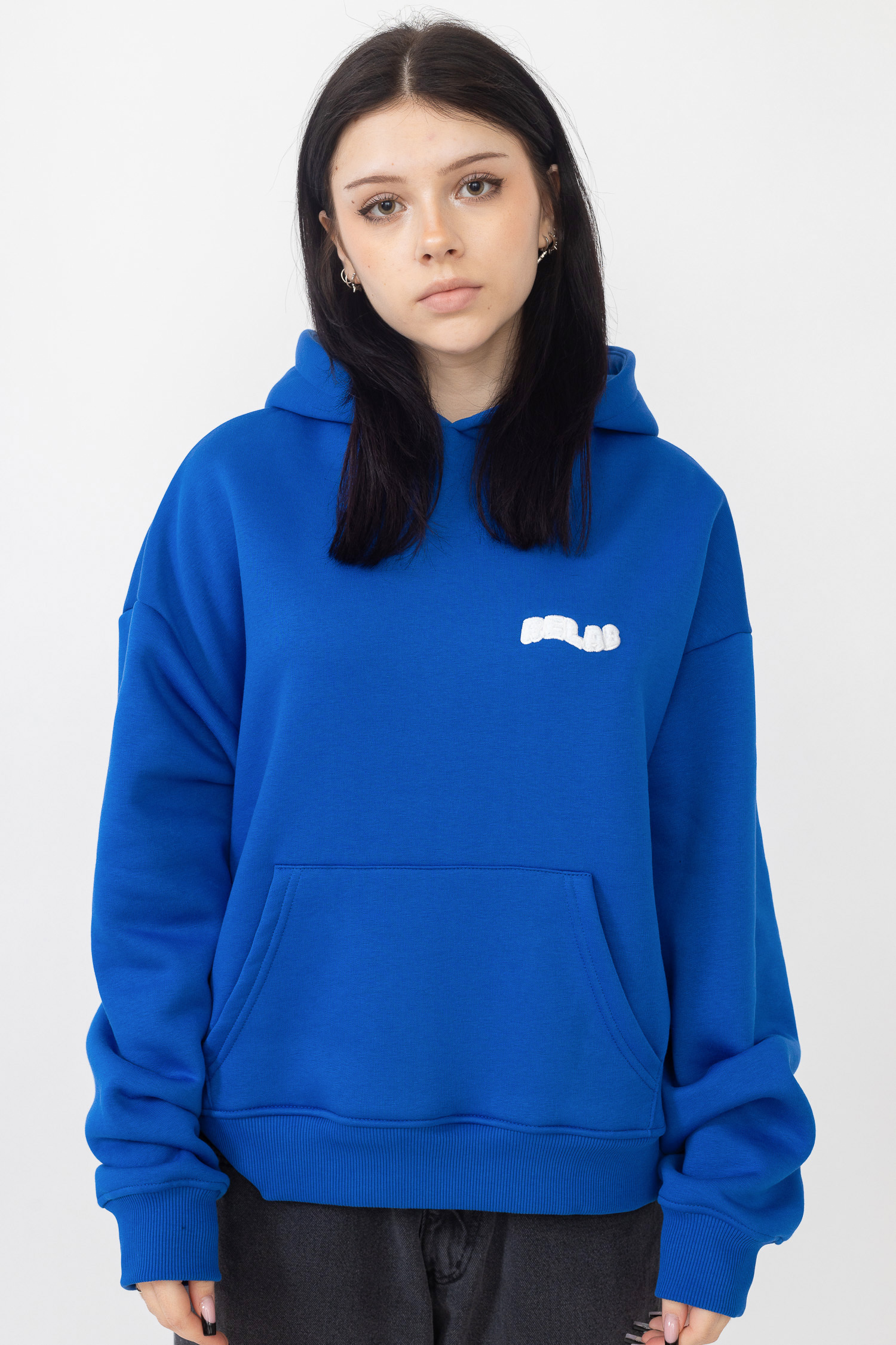 Relab Basic Hoodie Navy Blue
