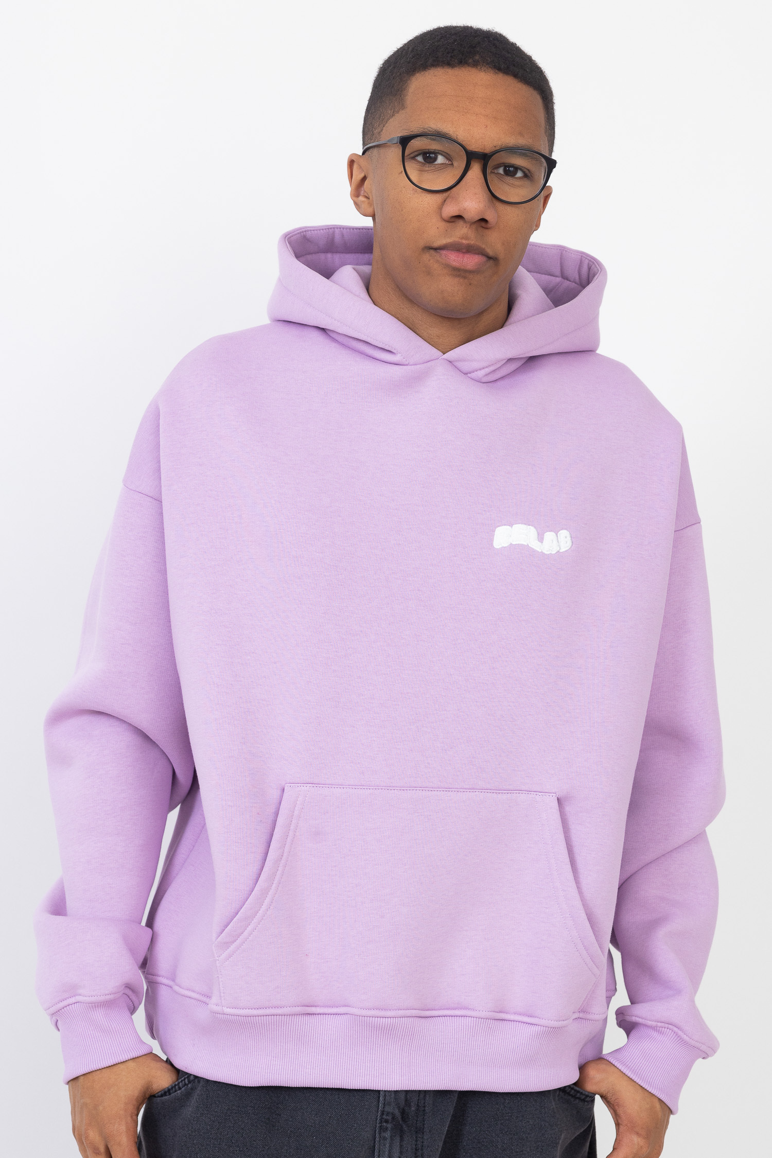 Relab Basic Hoodie Lavender