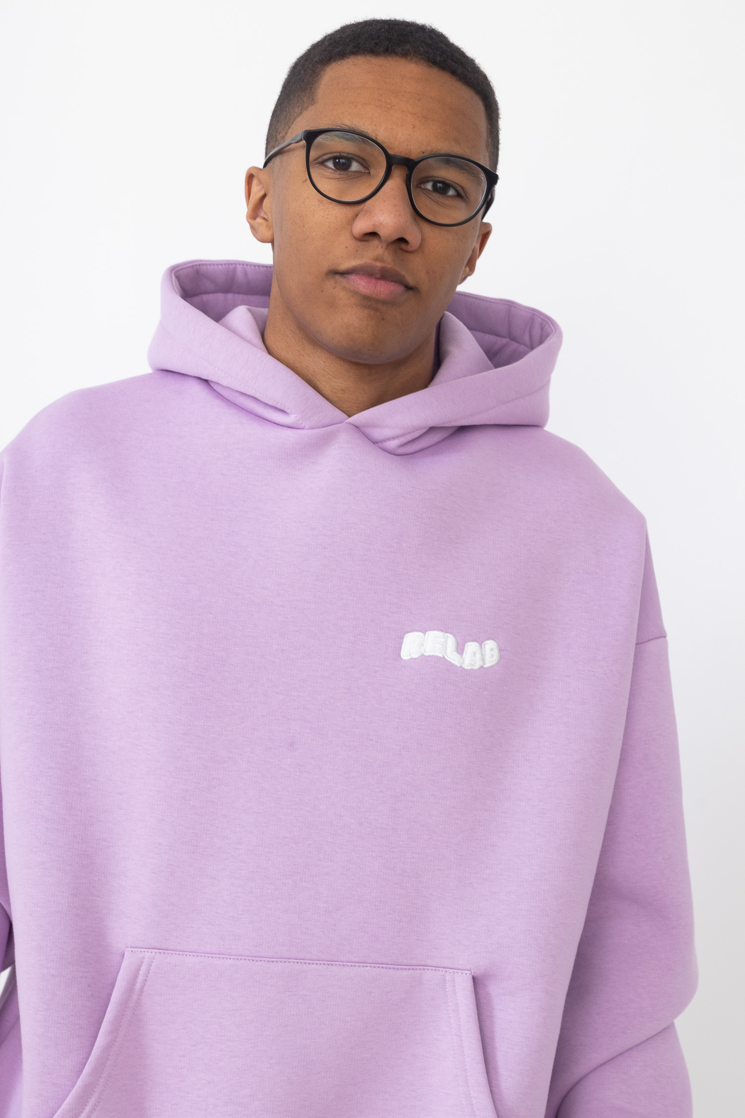 Relab Basic Hoodie Lavender