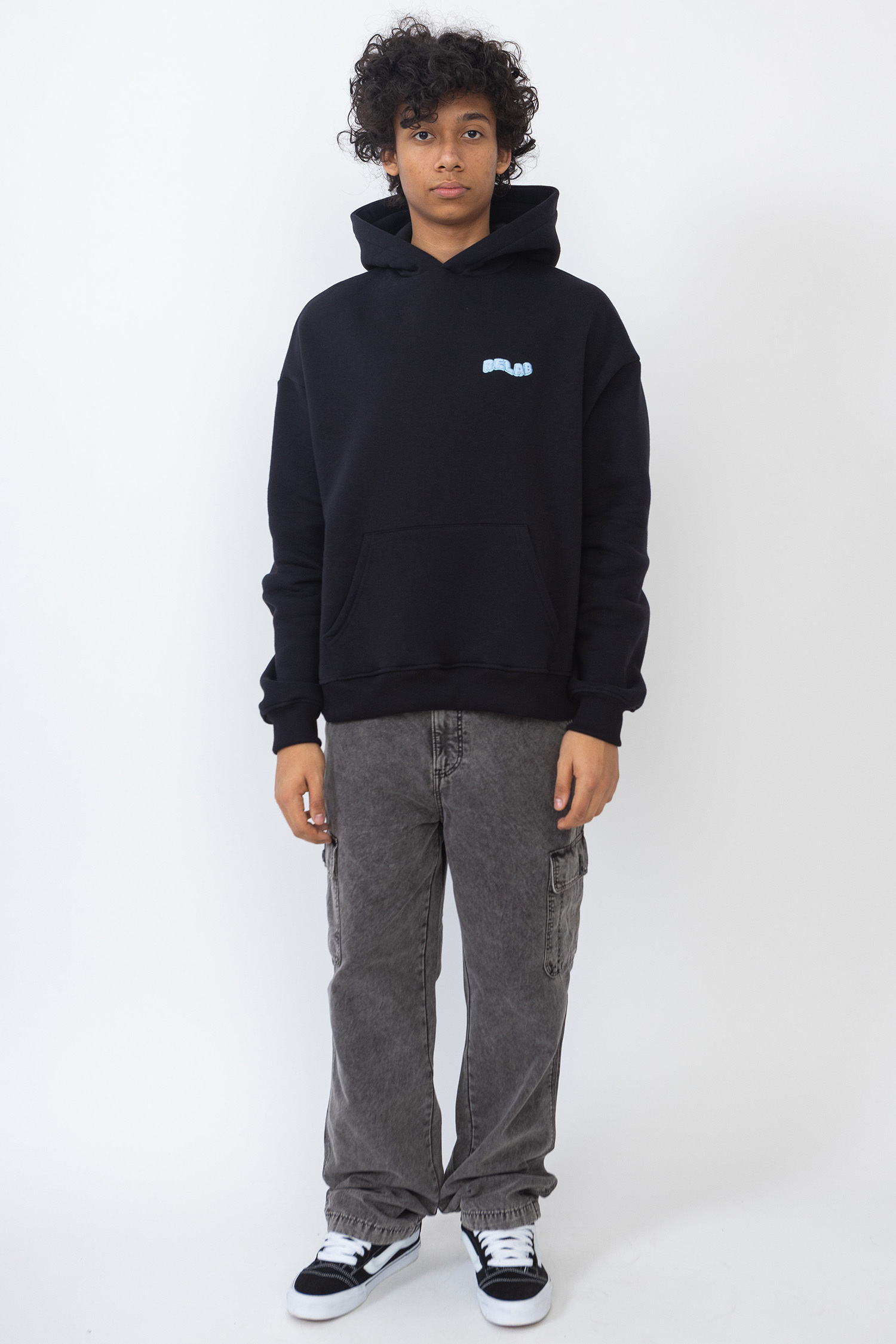 Bluza Z Kapturem Relab Basic Black Blue