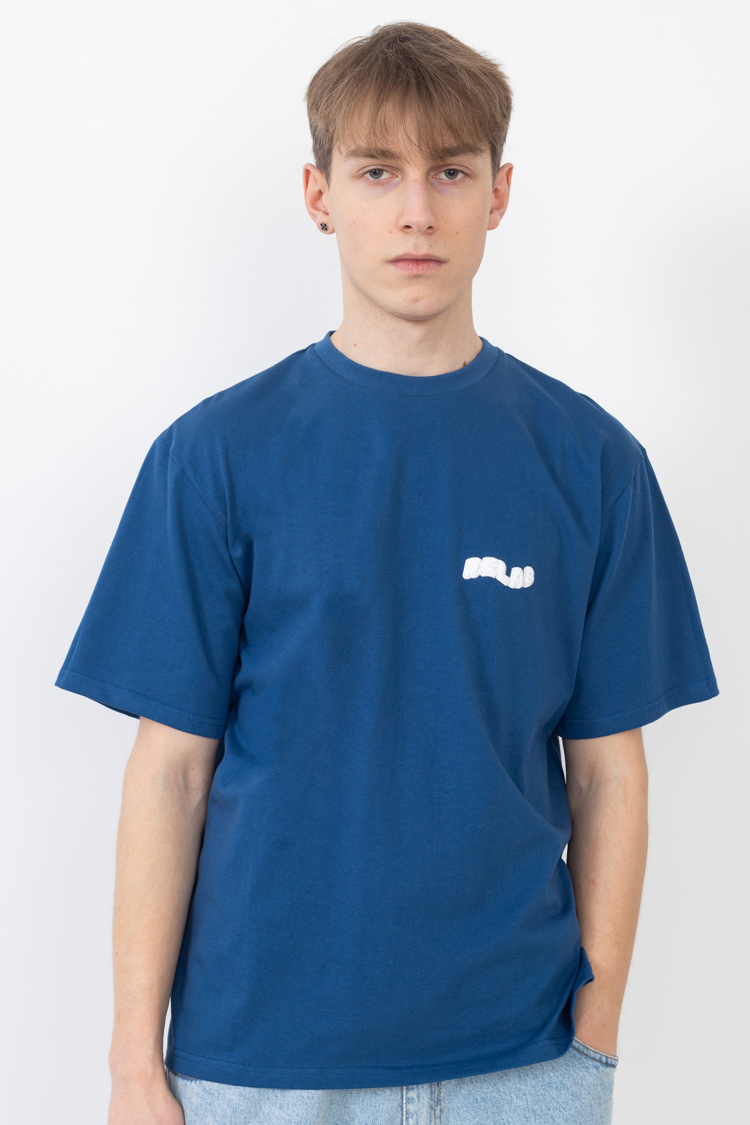 Koszulka T-shirt Relab Basic Navy Blue
