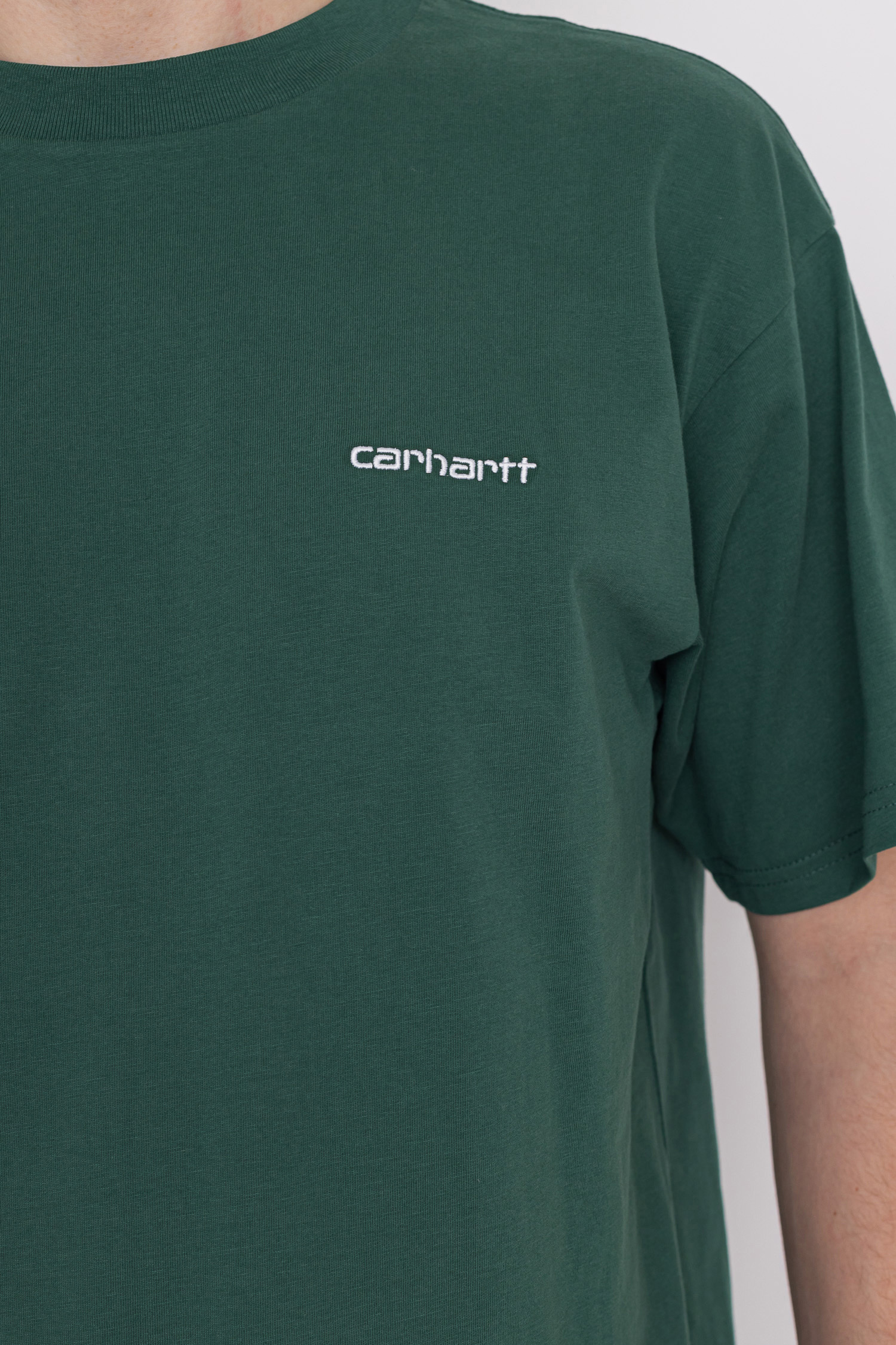 Koszulka T-shirt Carhartt WIP Script Embroidery Treehouse White I030435 ...