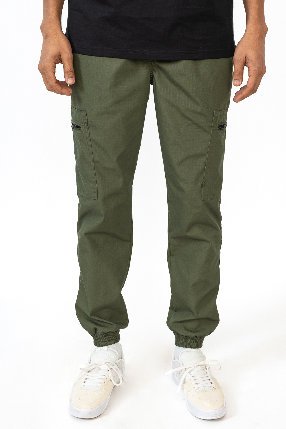 Jigga Wear Crown Ripstop Cargo Pants Green