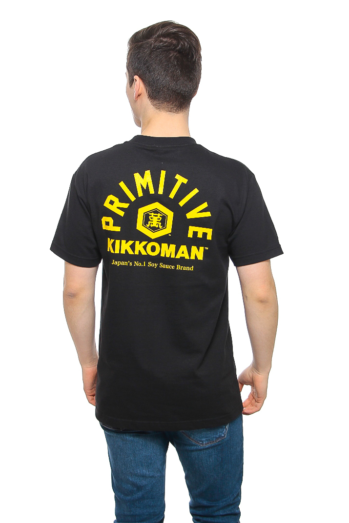 Primitive X Kikkoman Soy T-shirt Black PAPSP1957-BLK
