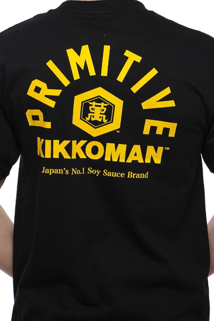 Primitive X Kikkoman Soy T-shirt Black PAPSP1957-BLK