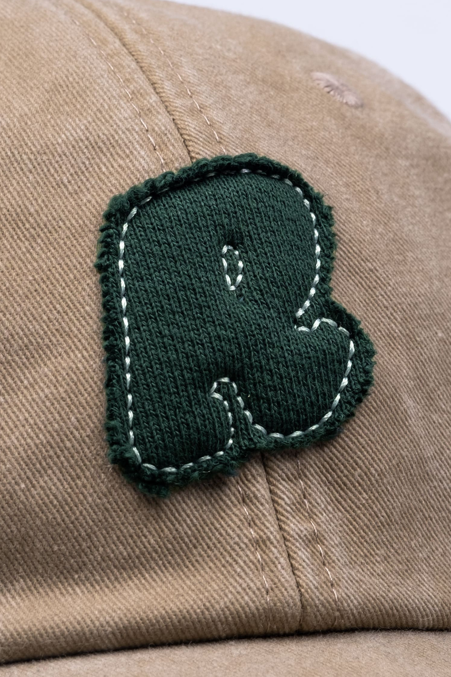 Relab Cozy University Cap Beige Green
