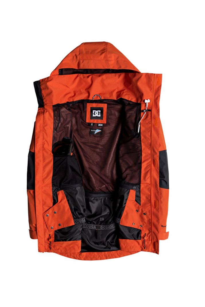 DC Shoes Command Snow Jacket Red Orange EDYTJ03077-NMN0