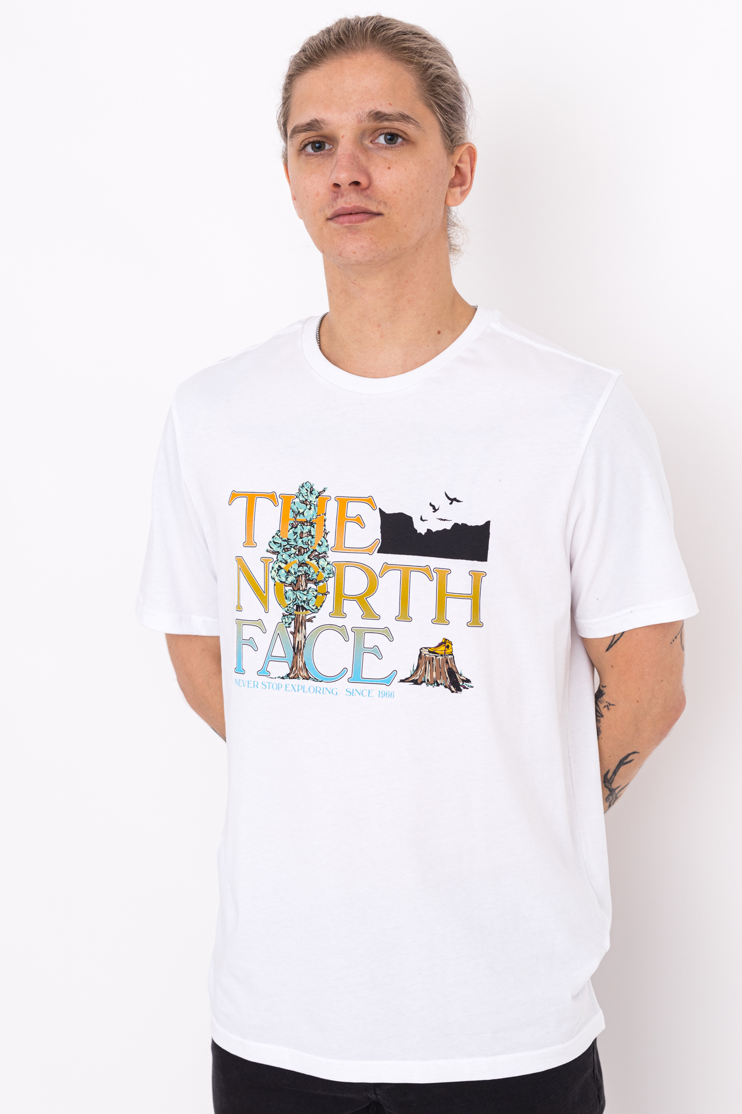 The North Face Graphic T-shirt White NF0A7X1OFN4