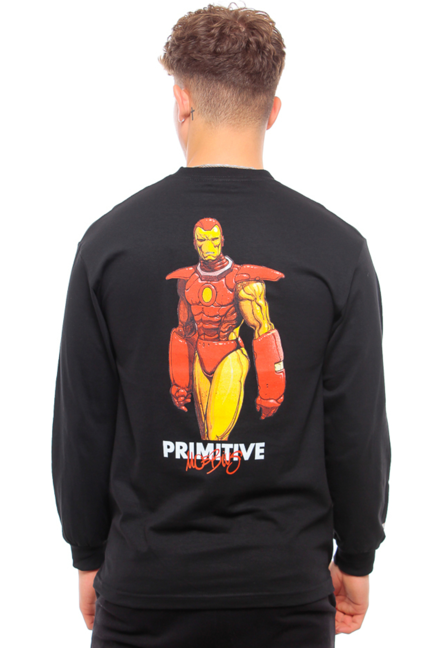 Primitive X Marvel Iron Man Longsleeve Black PAPSP2071-BLK