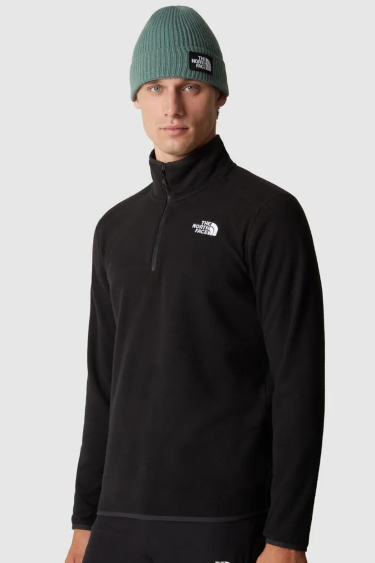The North Face Glacier 100 Crewneck Black NF0A855WJK31