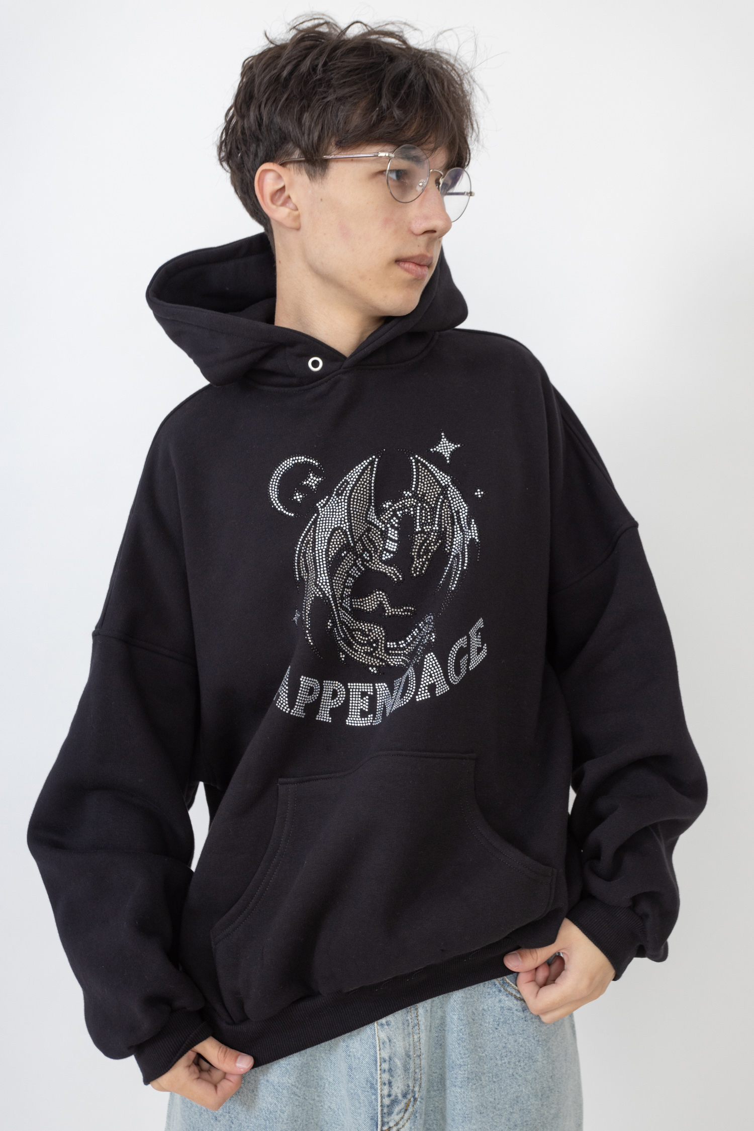 An Appendage Draco Hoodie Black