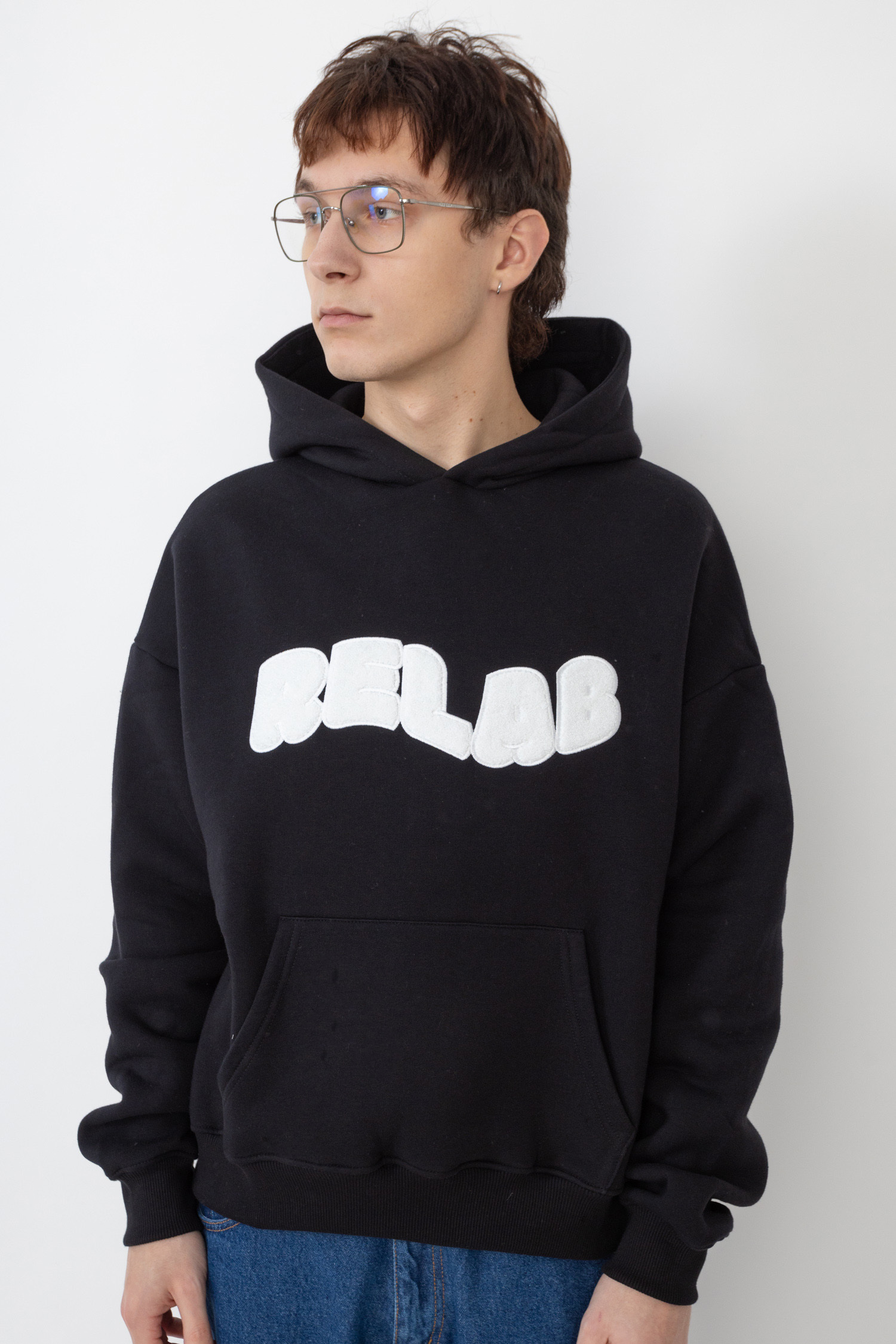 Relab Cozy Hoodie Black