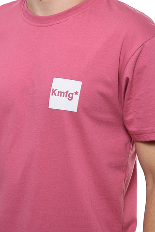 Koszulka T-shirt Kamuflage Logo KMFG Raspbeery