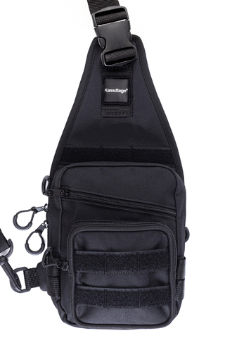 Kamuflage Side Shoulder Bag 2 Black