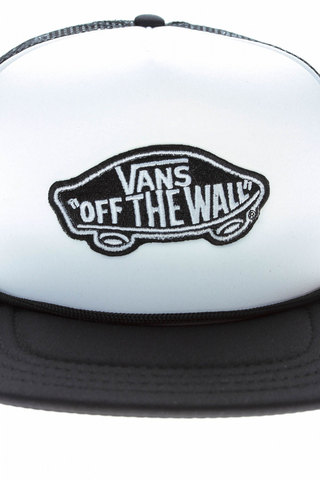 Czapka Vans Classic Patch Trucker White Black VNQWYB2