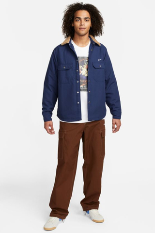 Nike SB Padded Flannel Skate Jacket Navy DQ6328-410