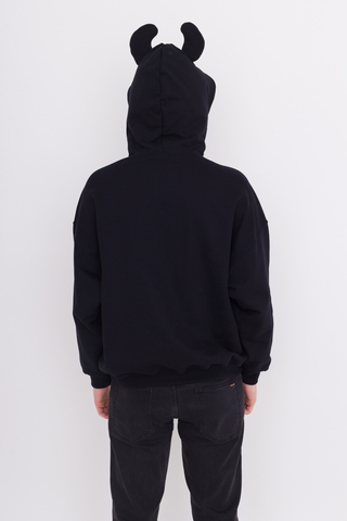 Bluza Z Kapturem 2005 Studded Horned Lucy Hoodie Black