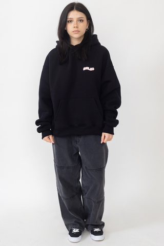 Relab Basic Hoodie Black Pink