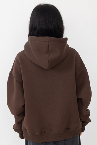 Relab Basic Hoodie Brown