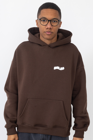 Relab Basic Hoodie Brown