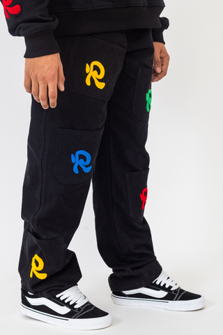 Spodnie Relab Multicolor Black