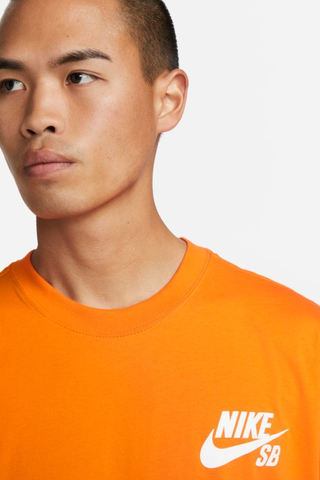 Koszulka T-shirt Nike SB Logo Skate Safety Orange DC7817-819