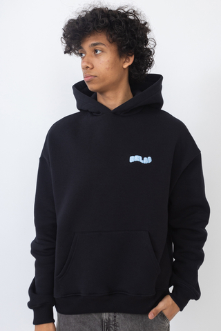 Bluza Z Kapturem Relab Basic Black Blue