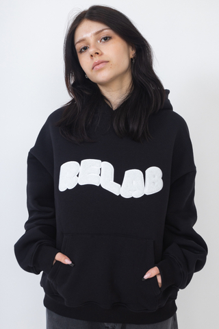 Bluza Z Kapturem Relab Cozy Black