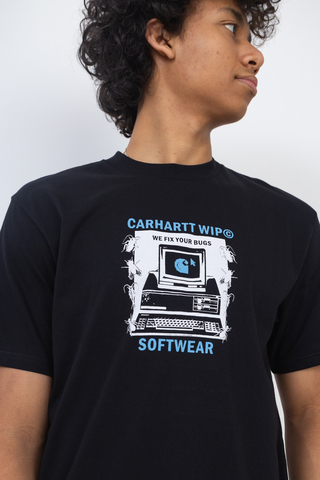 Koszulka T-shirt Carhartt WIP Fixed Bugs Black I033119-89XX Koszulka T-shirt Carhartt WIP Fixed Bugs Black I033119-89XX