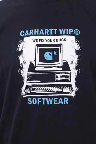 Koszulka T-shirt Carhartt WIP Fixed Bugs Black I033119-89XX Koszulka T-shirt Carhartt WIP Fixed Bugs Black I033119-89XX