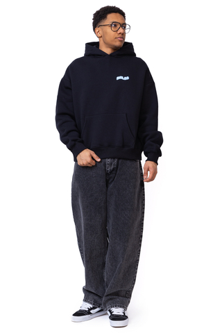 Bluza Z Kapturem Relab Basic Black Blue