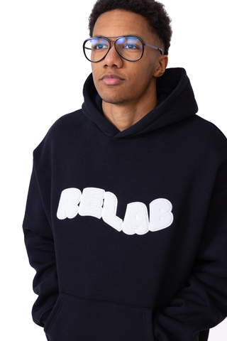 Bluza Z Kapturem Relab Cozy Black