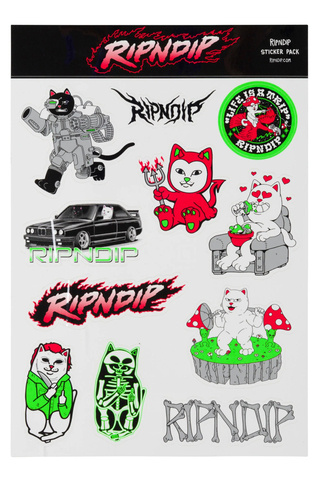 Ripndip Killer Nerm Sticker Pack Multi