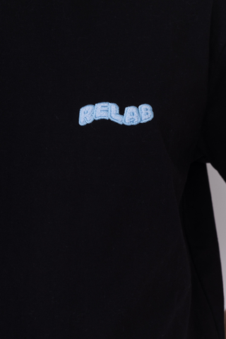Tričko Relab Basic Logo Black Blue