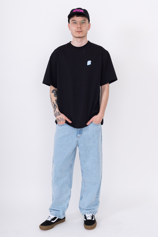 Koszulka T-shirt Relab Basic R Black Blue