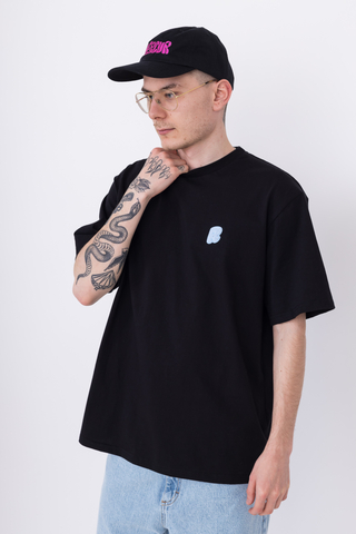 Koszulka T-shirt Relab Basic R Black Blue