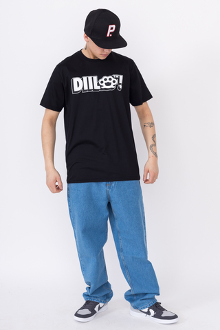 Diil Double T-shirt Black White DTS1223