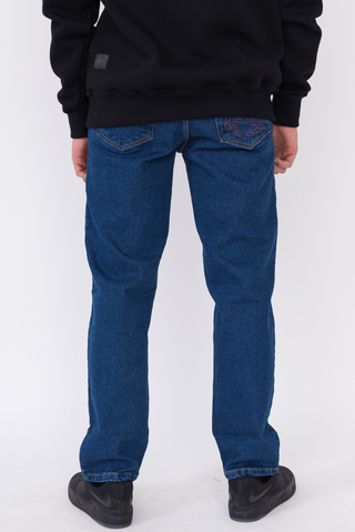 Diil Outline Pants Blue Red DSP432