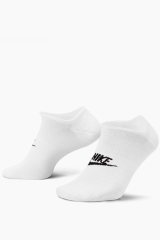 Nike Sportswear Everyday Essential No Show 3 Pack Socks DX5075-100 ...