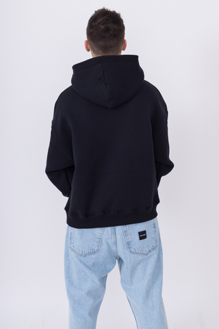 Relab Violet Hoodie Black