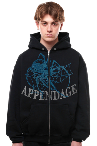 Bluza rozpinana An Appendage Widow Black Bluza rozpinana An Appendage Widow Black