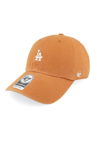 47 Brand Los Angeles Dodgers Base Runner Cap B-BRNMS17CTP-BOA Orange