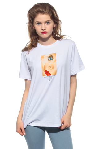 Koszulka T-shirt Damska Stussy Harumi Girl Boyfriend White 2902906-1201