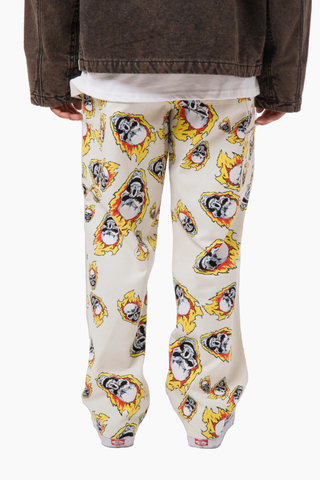 HUF X Marvel Ghost Rider Pants Natural pt00259-natur