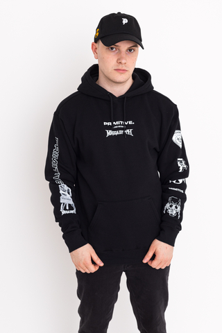 Primitive X Megadeth Loud Hoodie Black papho2143-blk