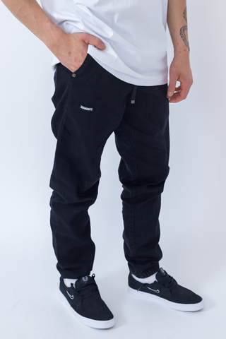 Diamante Wear Jogger Relax Fit Pants Black