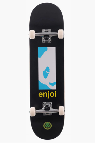 Enjoi Box Panda Skateboard Black
